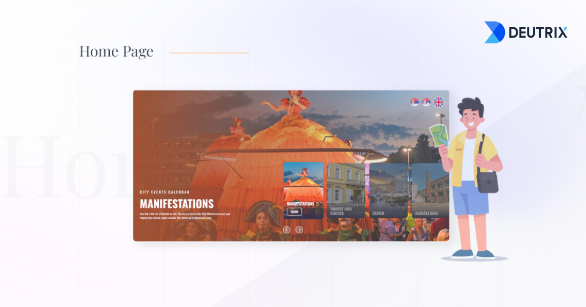 Interactive Tourism Kiosk for Tourist Center | Deutrix